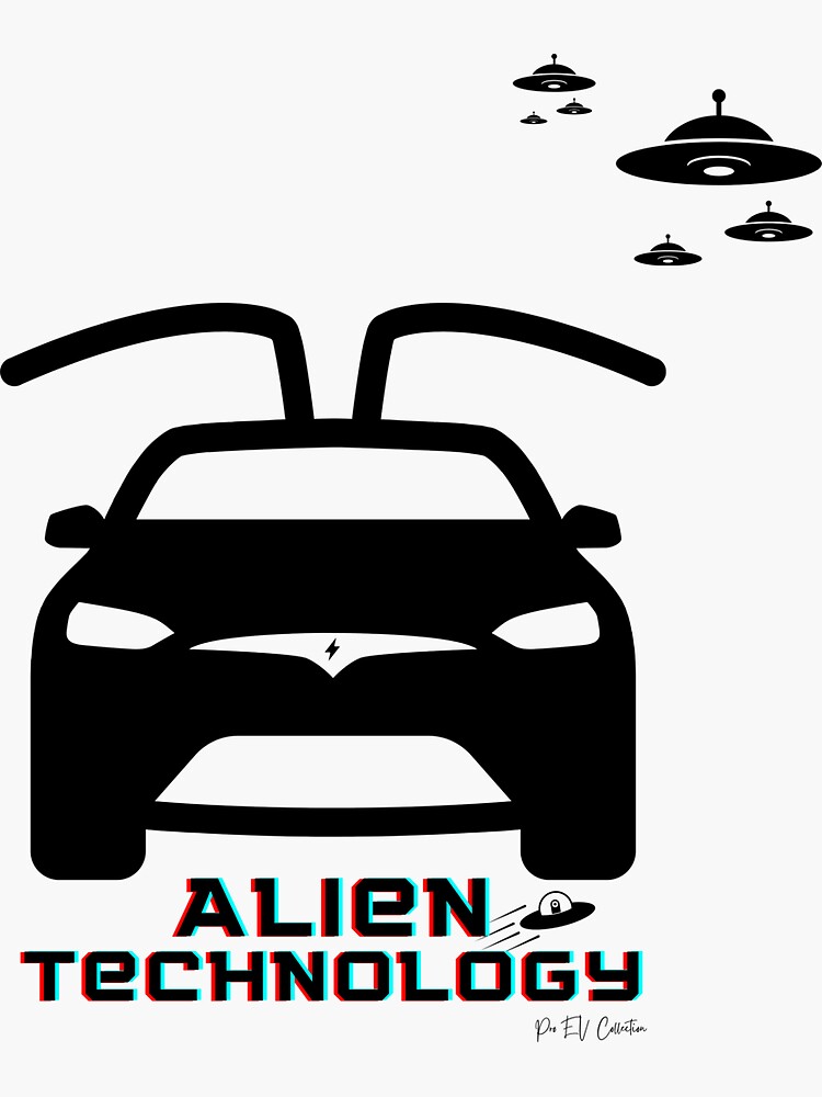 "PRO EV Collection - Alien Technology" Sticker for Sale by adorableTs | Redbubble