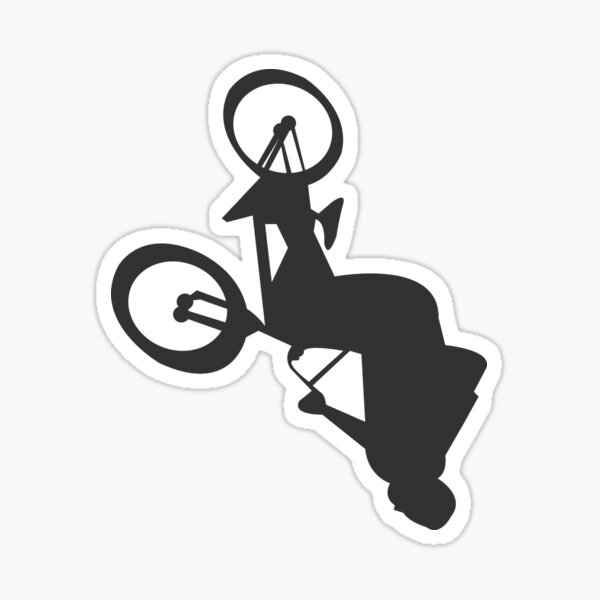 "BMX Backflip" Sticker for Sale by alvinart | Redbubble