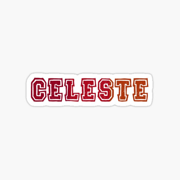 "CELESTE" Sticker for Sale by ruviogevio | Redbubble