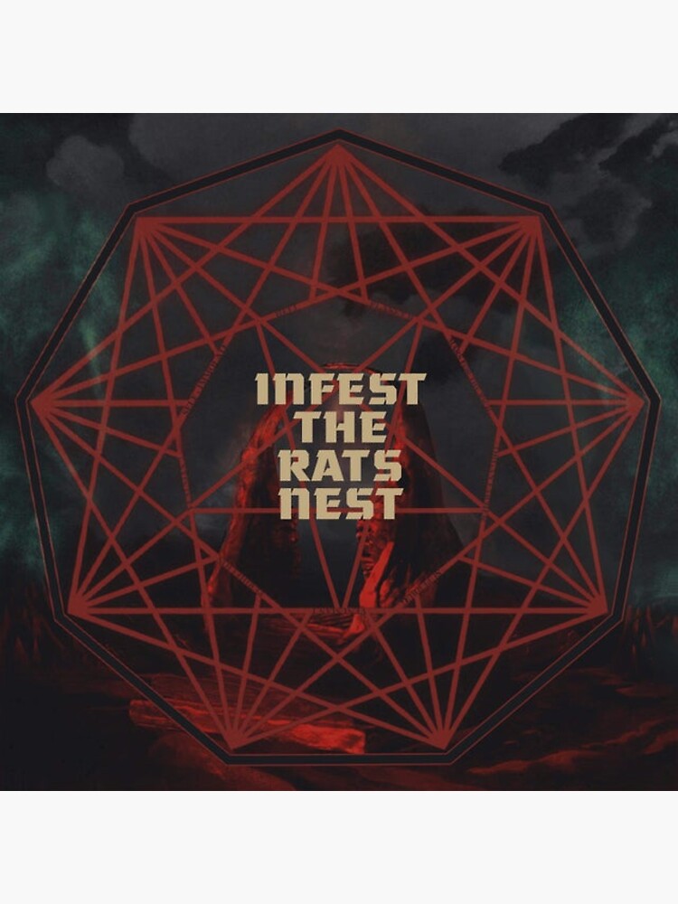"Nonagon Infinity x Infest The Rats Nest" Sticker for Sale by douggggg | Redbubble