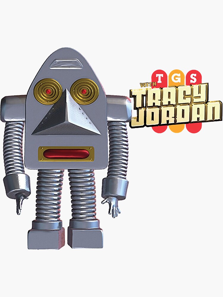 Pegatina «Logotipo de TGS Robot Tracy Jordan» de utcroissant32 | Redbubble