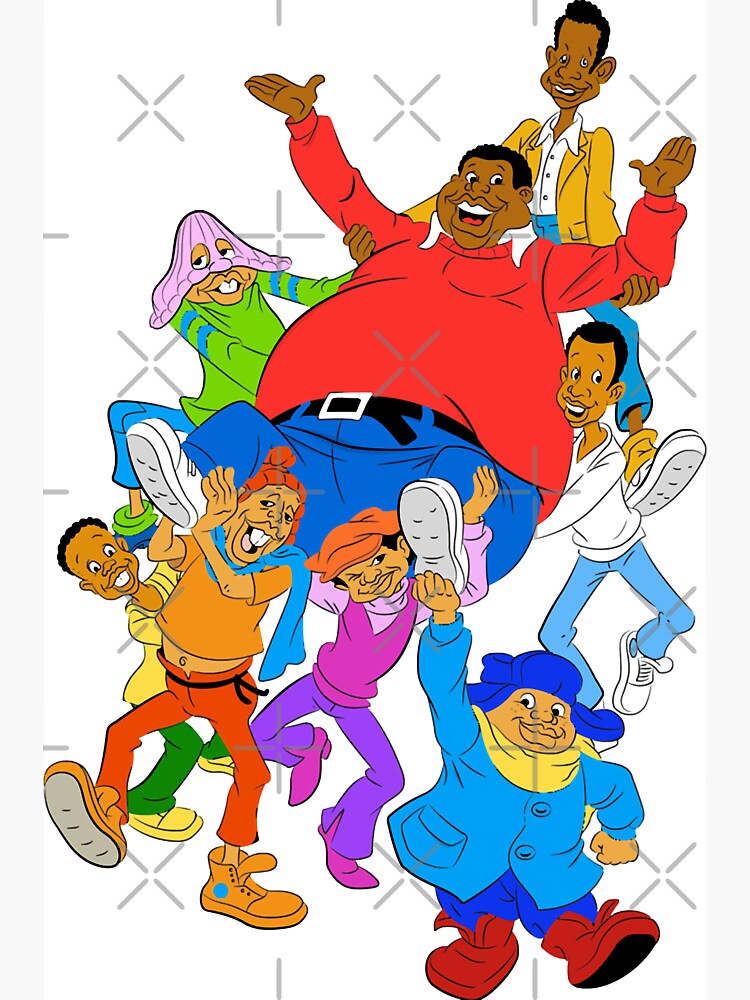 "Men Women Fat Albert And The Gang Christmas" Sticker for Sale by ...