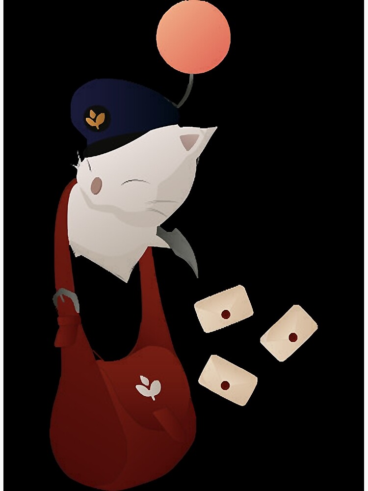 "Final Fantasy XIV - Delivery Moogle " Poster by kinHartleigh | Redbubble
