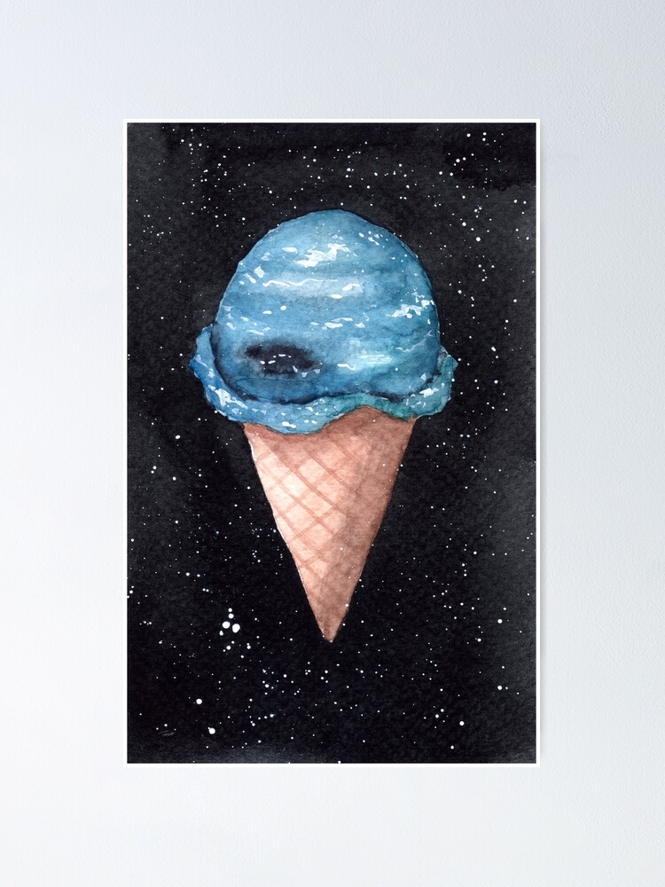 "Neptune (inspired) Ice Cream Cone" Poster by patti2905 | Redbubble