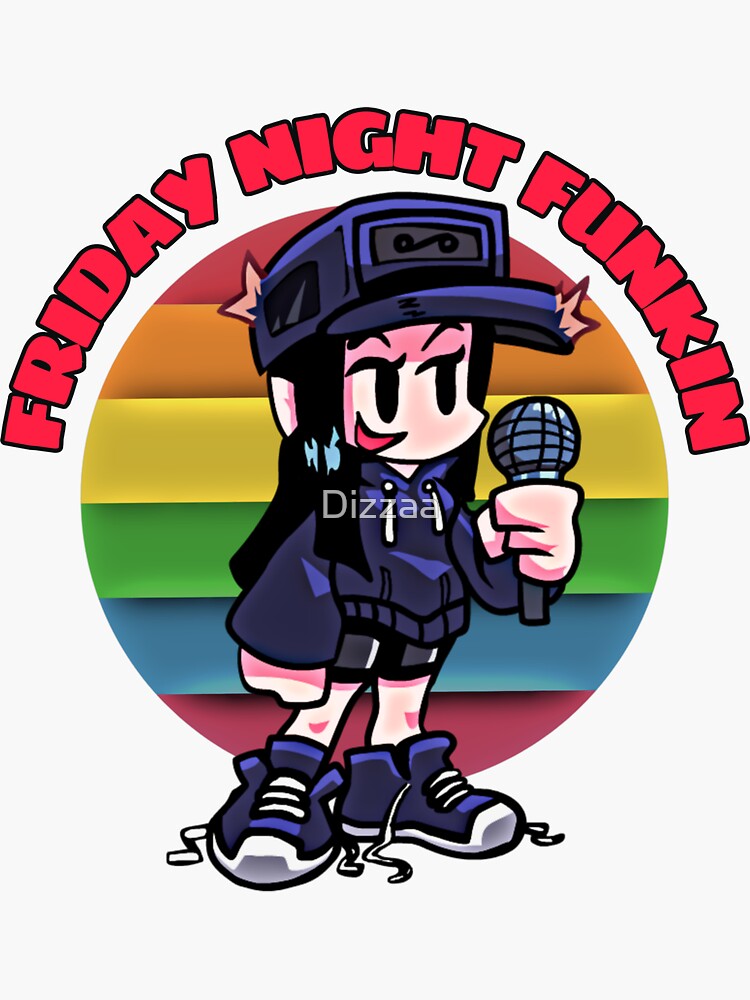 "Friday Night Funkin the best characters cute fnf " Sticker by Dizzaa ...