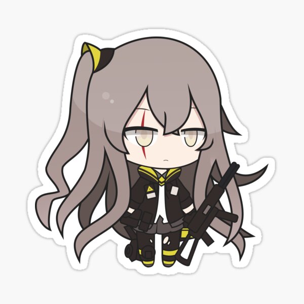 "UMP45 - Girls Frontline" Sticker for Sale by KyraWaifu | Redbubble
