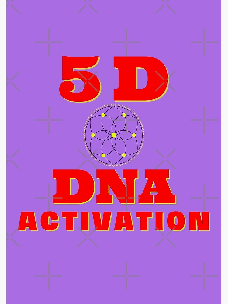 "5D - DNA Activation-02" Poster by G-Cafe | Redbubble