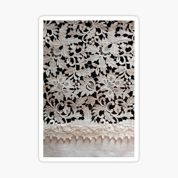 "DELICATE LACE " Sticker for Sale by Nikola Eftimov | Redbubble
