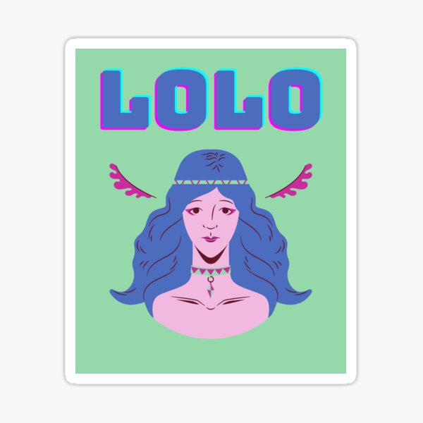 "LOLO Cool design for teens and girls" Sticker for Sale by Simon-s98 ...