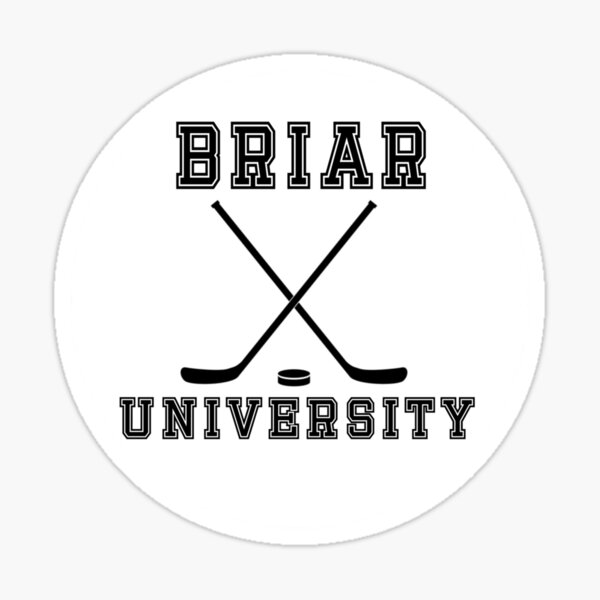 "Briar University Hockey - Off Campus" Sticker for Sale by ...