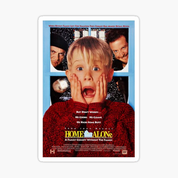 "home alone movie " Sticker for Sale by Afternext | Redbubble