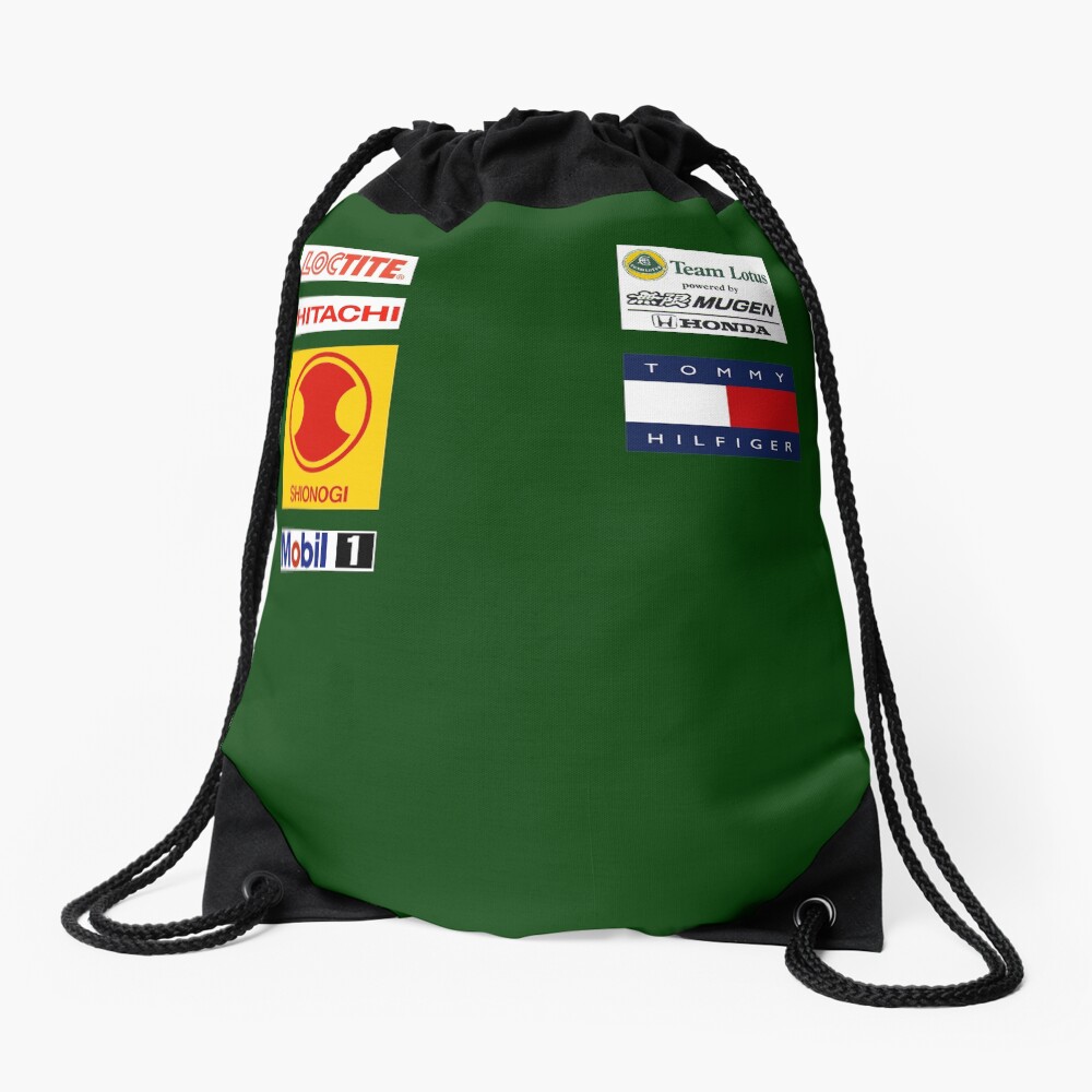 "GP2 Tribute - Lotus" Drawstring Bag for Sale by AndreZax | Redbubble