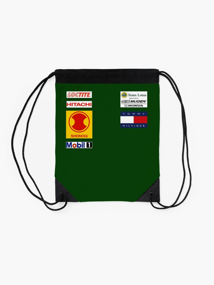 "GP2 Tribute - Lotus" Drawstring Bag for Sale by AndreZax | Redbubble