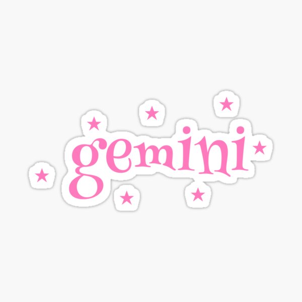 "y2k zodiac sign gemini" Sticker by Souhayla | Redbubble