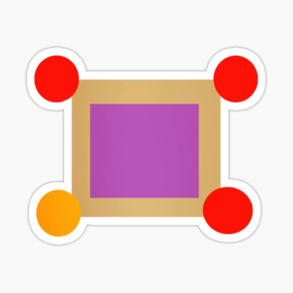 "Cubic and Small Cycle Art " Sticker for Sale by Right-M-E | Redbubble