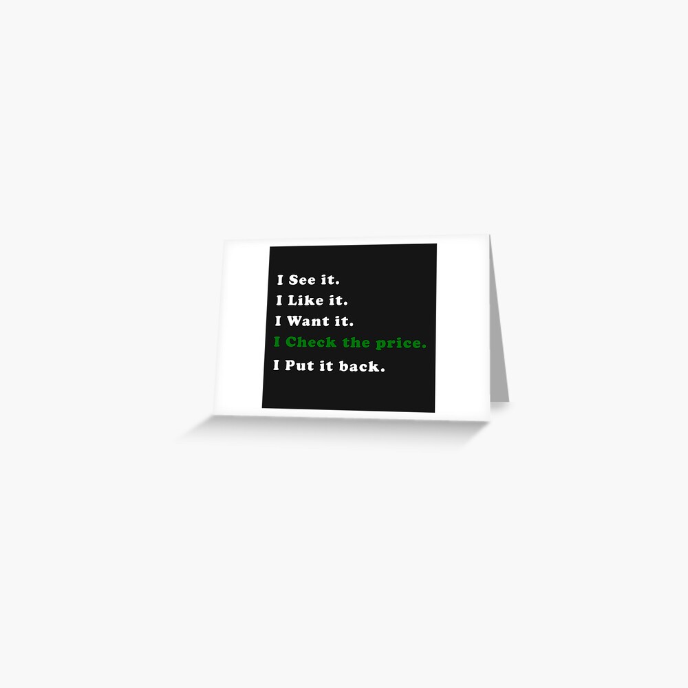 "funny quotes meme" Greeting Card for Sale by lenuaring | Redbubble