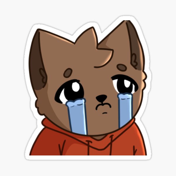 "So Sadge" Sticker for Sale by RavenMocha | Redbubble