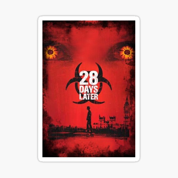 "28 days later" Sticker for Sale by Mariano86 | Redbubble