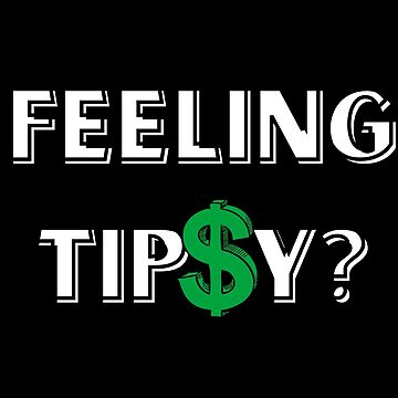 "Feeling Tipsy, Funny Bartender Gift, Bartending Joke, Mixologist Gift ...