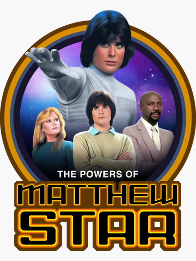 "The Powers Of Matthew Star The powers of Matthew Star " Sticker for ...