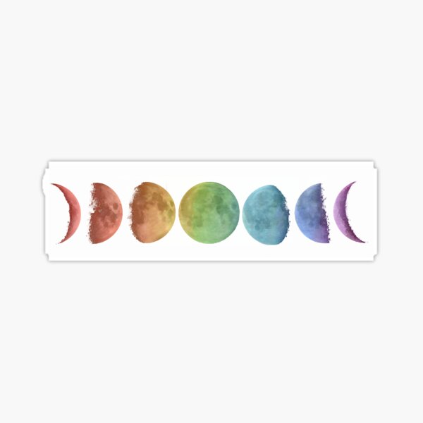 "Rainbow Phase" Sticker for Sale by PaulMEtzel | Redbubble