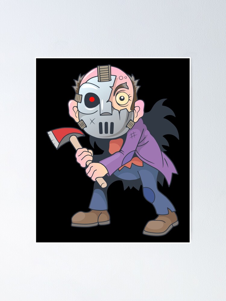 "Scary angry monster murder for Halloween costume" Poster for Sale by ...