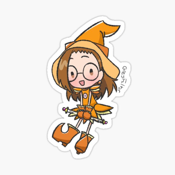"Ojamajo Doremi Hazuki Chibi" Sticker for Sale by GreyFalter | Redbubble
