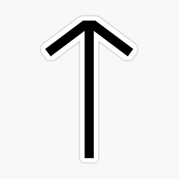 "Tir" Sticker for Sale by Divine-Symbols | Redbubble