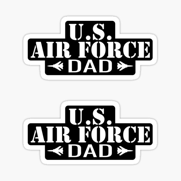 "US Air Force Dad Proud Father" Sticker for Sale by Mariv19 | Redbubble