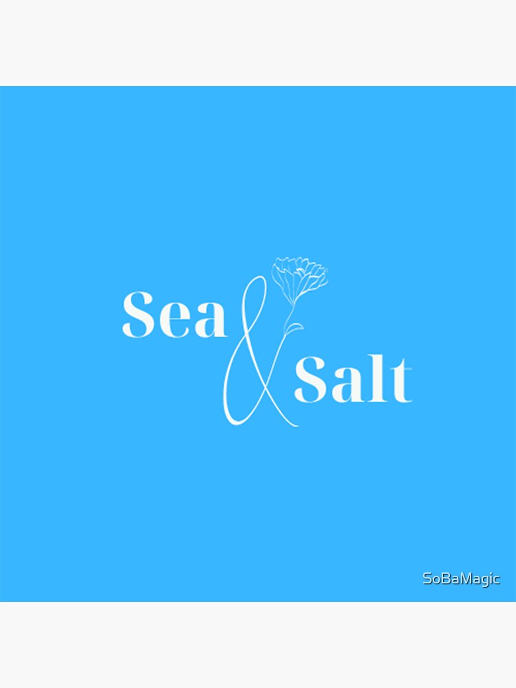 "Sea&salt" Sticker for Sale by SoBaMagic | Redbubble