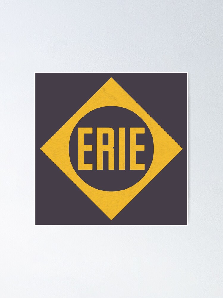 "Erie Railroad Logo" Poster for Sale by turboglyde | Redbubble