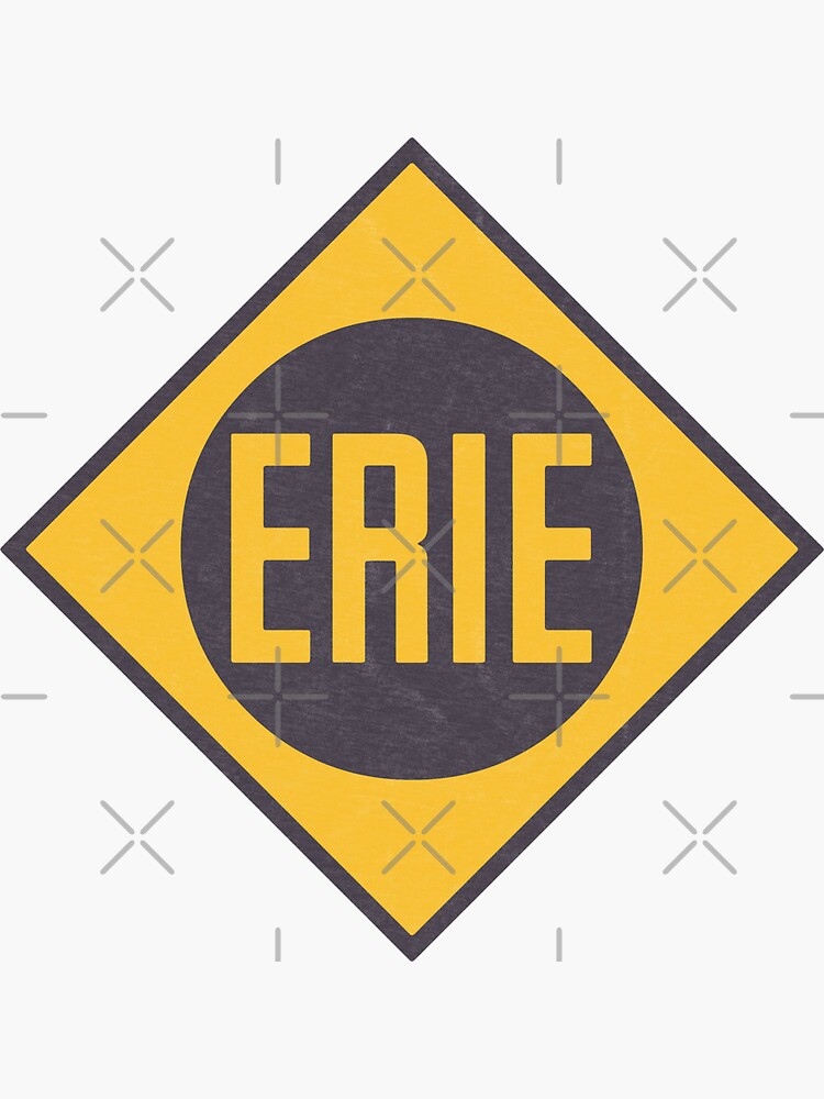"Erie Railroad Logo" Sticker for Sale by turboglyde | Redbubble