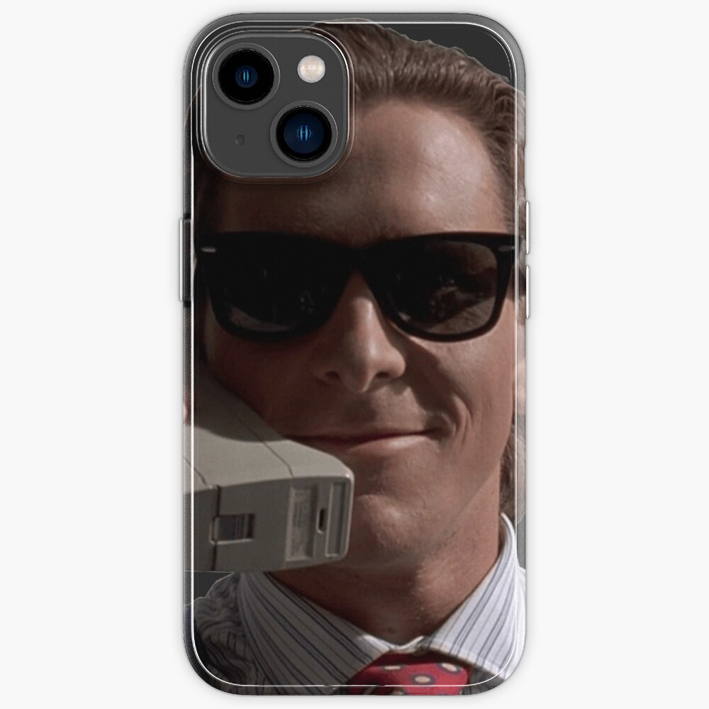 "Patrick Bateman on Phone (American Psycho)" iPhone Case for Sale by ...