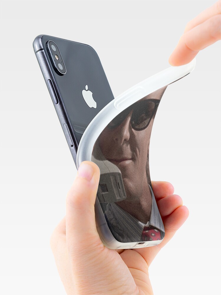 "Patrick Bateman on Phone (American Psycho)" iPhone Case for Sale by ...