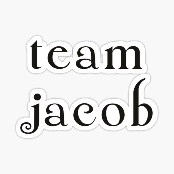 "Twilight saga team jacob sticker" Sticker for Sale by insolation-art ...