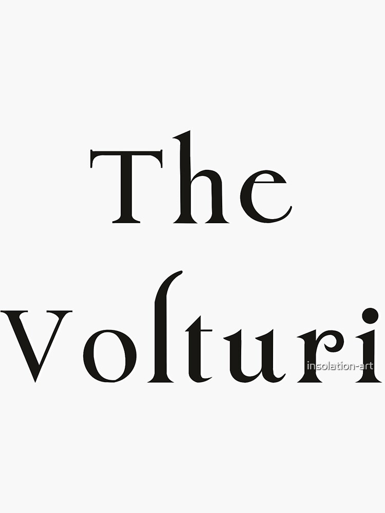 "Twilight saga sticket the volturi" Sticker for Sale by insolation-art ...