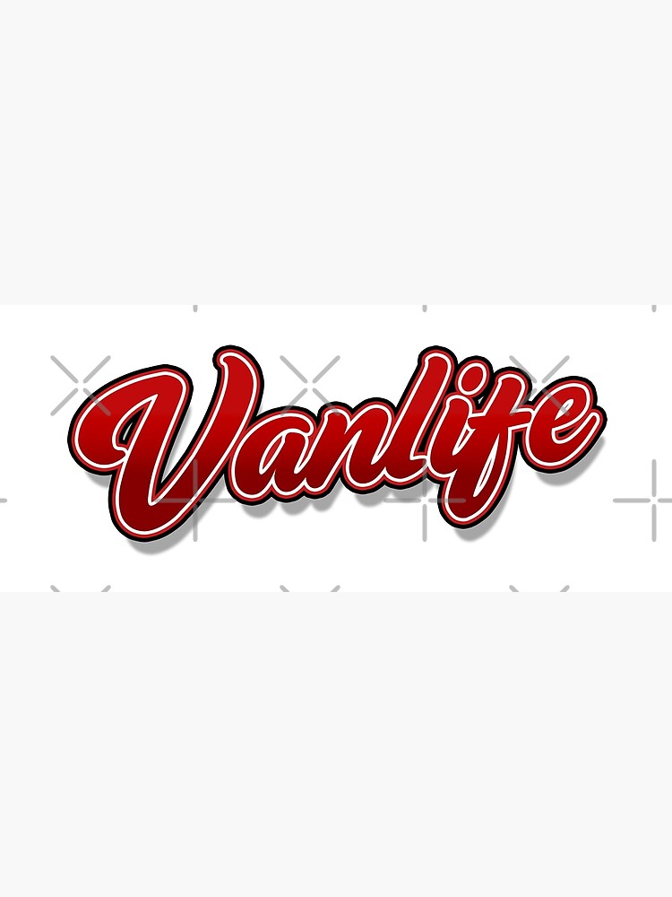 "Van Life Vanlife text logo" Poster for Sale by VikingZen | Redbubble