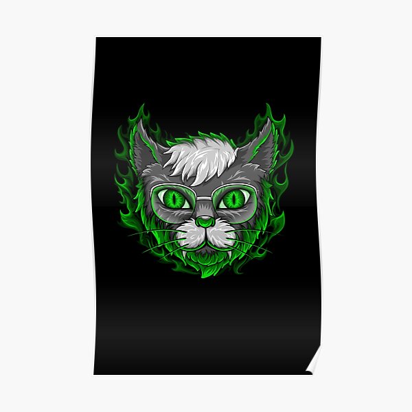 "Tommy the Venomous Cat" Poster by spidericks | Redbubble