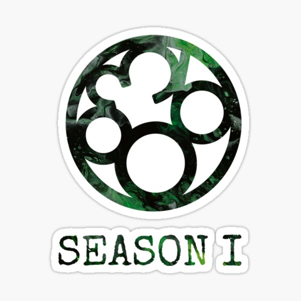 "Project: 863 season 1 green black design logo " Sticker for Sale by ...