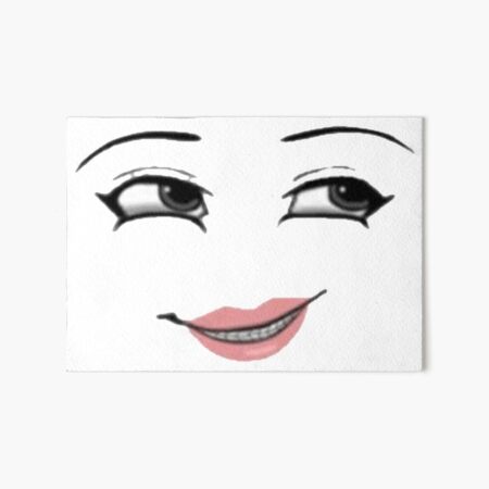 "Roblox lady woman face " Art Board Print for Sale by MugPire | Redbubble