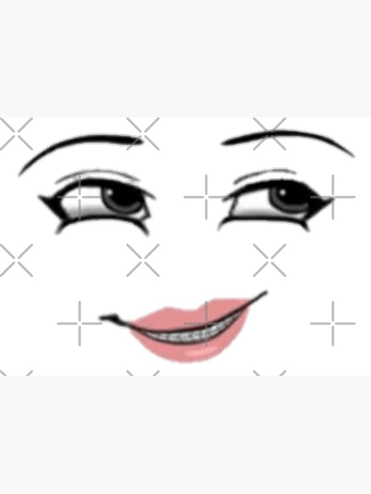 "Roblox lady woman face " Metal Print by MugPire | Redbubble