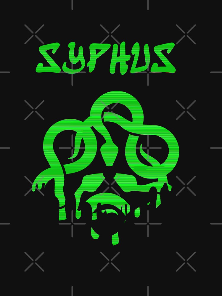 "Syphus dripping graffiti glitch logo" T-shirt for Sale by YOStudios ...