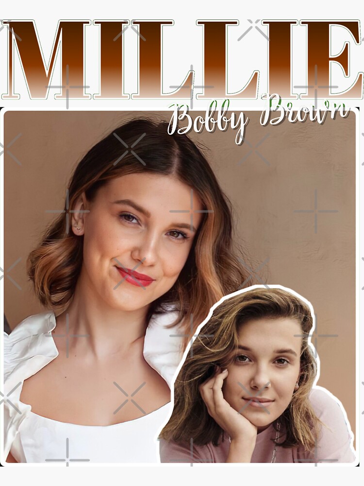 "Millie Bobby Brown" Sticker by nikolavan | Redbubble