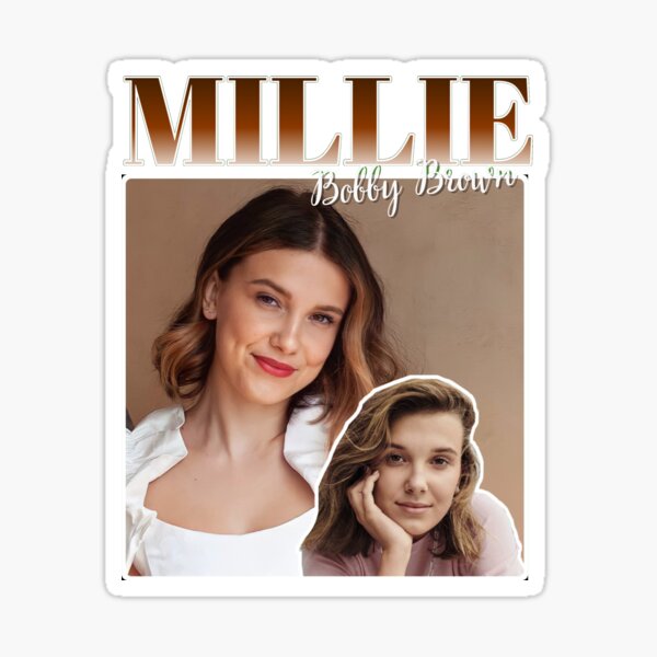 "Millie Bobby Brown" Sticker by nikolavan | Redbubble
