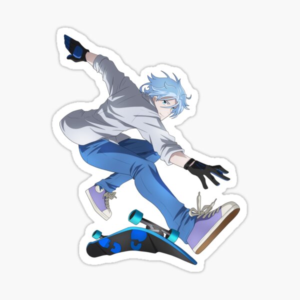 "Langa Hasegawa" Sticker for Sale by giratina13 | Redbubble