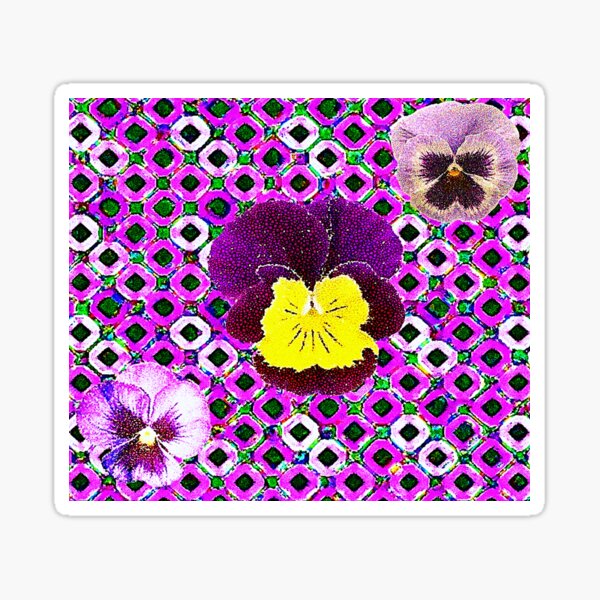 "Violets" Sticker for Sale by fulpao | Redbubble