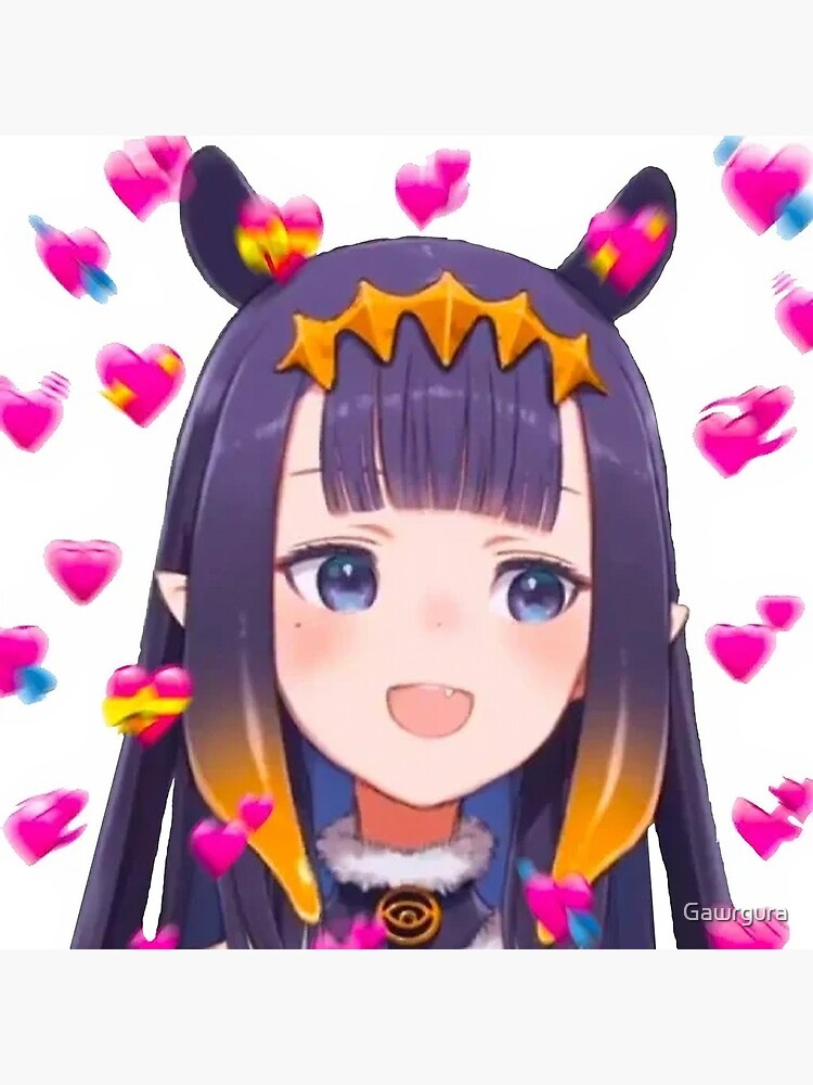 "Ninomae Inanis Heart Emoji" Photographic Print for Sale by Gawrgura ...