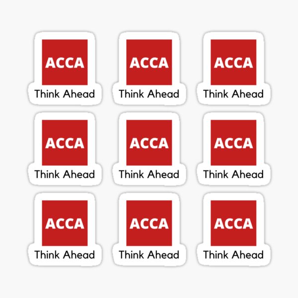 "Acca Student Pack" Sticker for Sale by Rabia01 | Redbubble