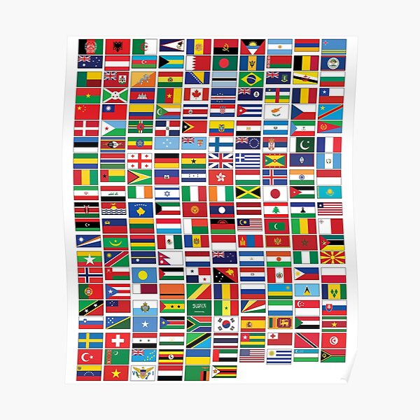 "206 Flags of The World - International Flags From Countries ...
