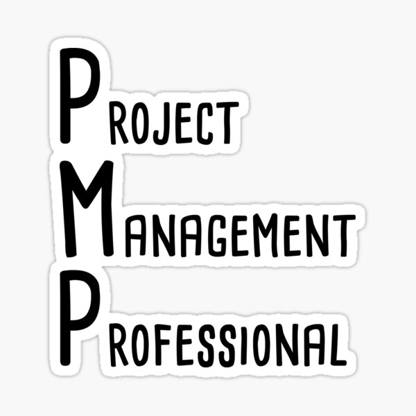 "Project Management Professional" Sticker for Sale by InspiredQuotes ...